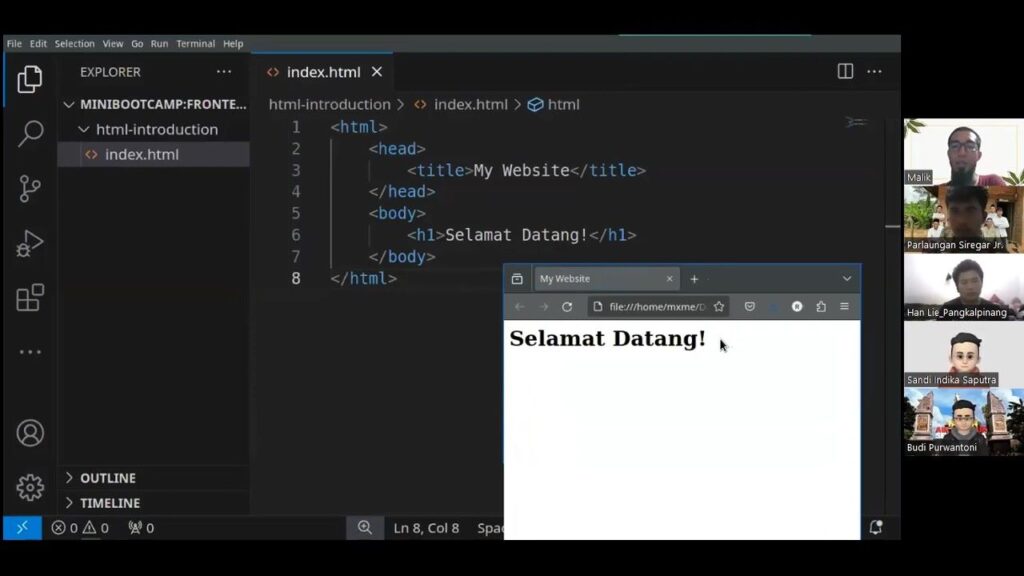 Kursus Front End Developer - Alhazen Academy